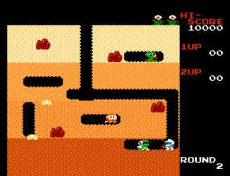 Play Dig Dug online for free | Emulator Games | TinyGame